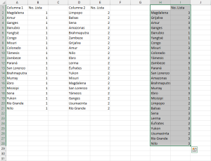 Comparar dos columnas en Excel y extraer lo que no es igual - Experto Curso